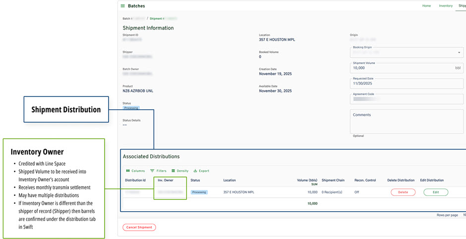 Batches Setup: Swift